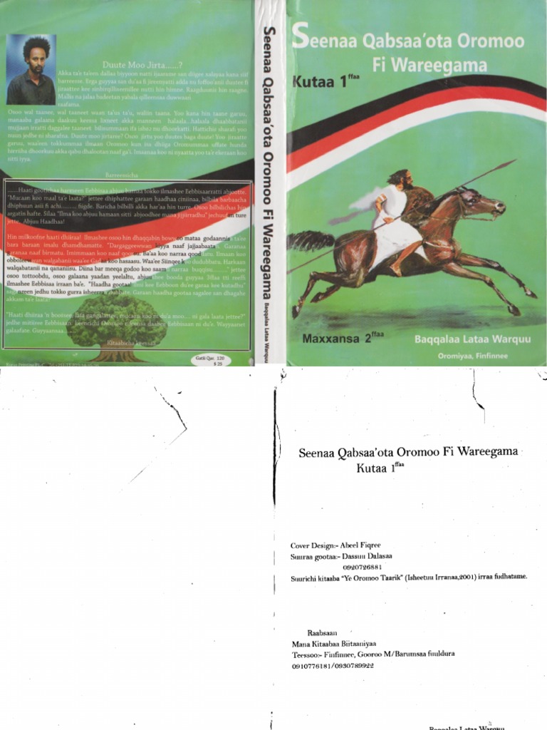 Seenaa Qabsaa Ota Oromoo Fi Wareegama | PDF