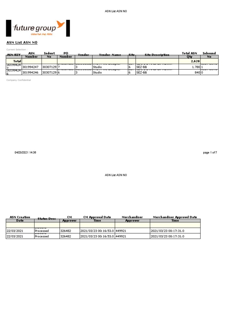 Asn List Asn No | PDF | Computing | Software