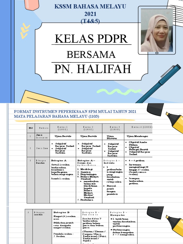 PDPR BM T4&5 2021 | PDF