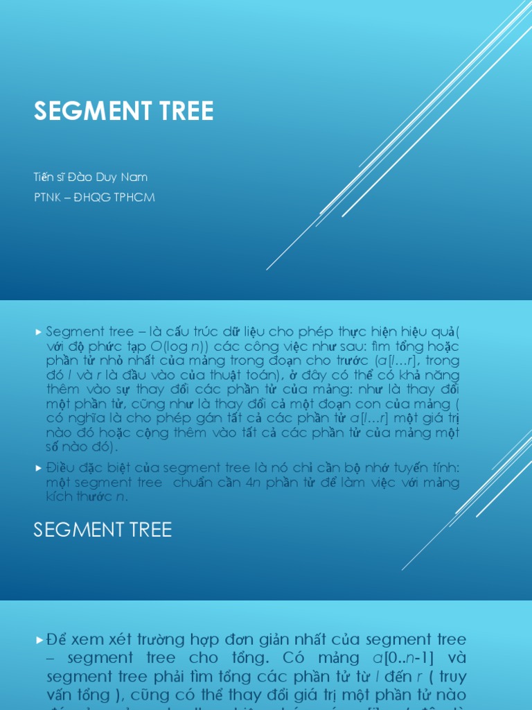 Segment Tree | PDF