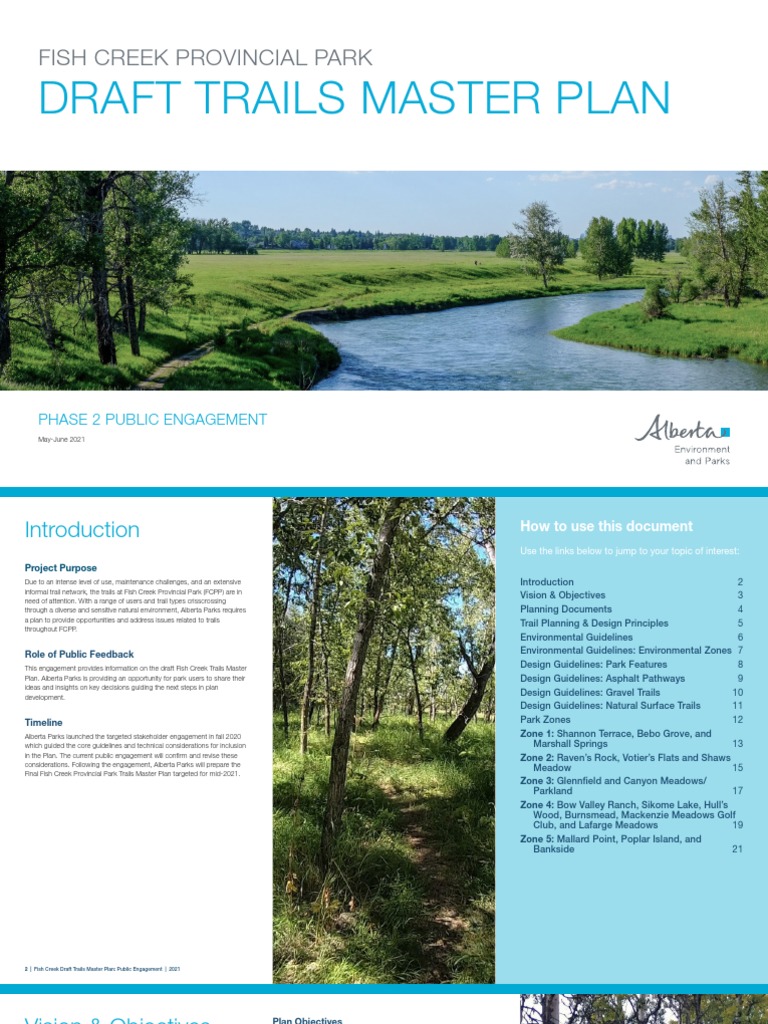 Fish Creek Provincial Park Trail Master Plan Phase2 | PDF | Trail ...
