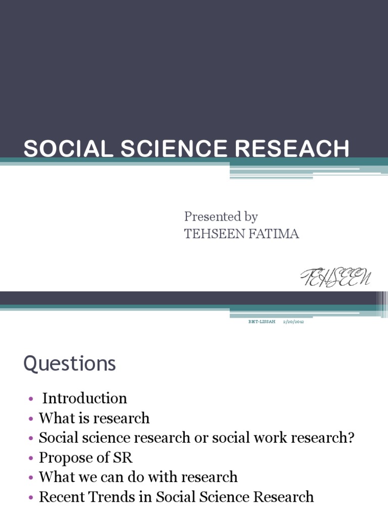 Overview of Social Science Research | PDF | Social Science | Science