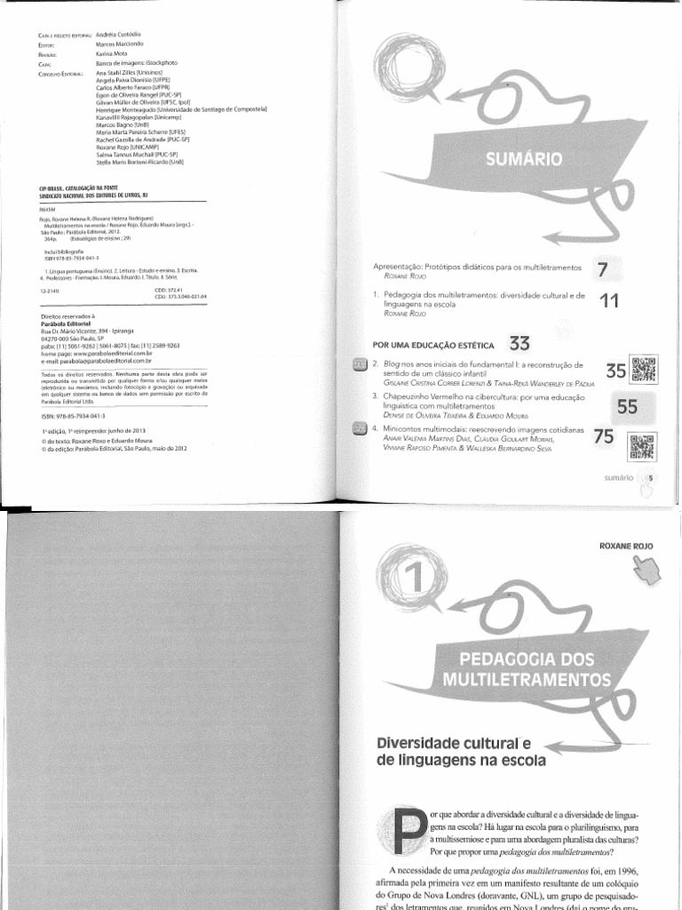 ROJO, Roxane - Pedagogia Dos Multiletramentos | PDF