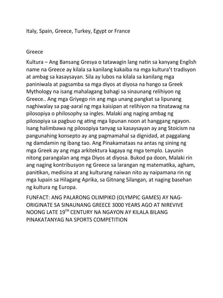 Travelogue Script | PDF