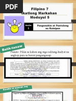 Q3 Filipino 7 Module 2 | PDF