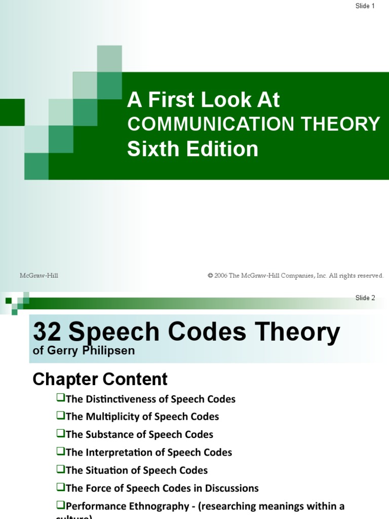 A First Look at Sixth Edition: Communication Theory | PDF | Science ...