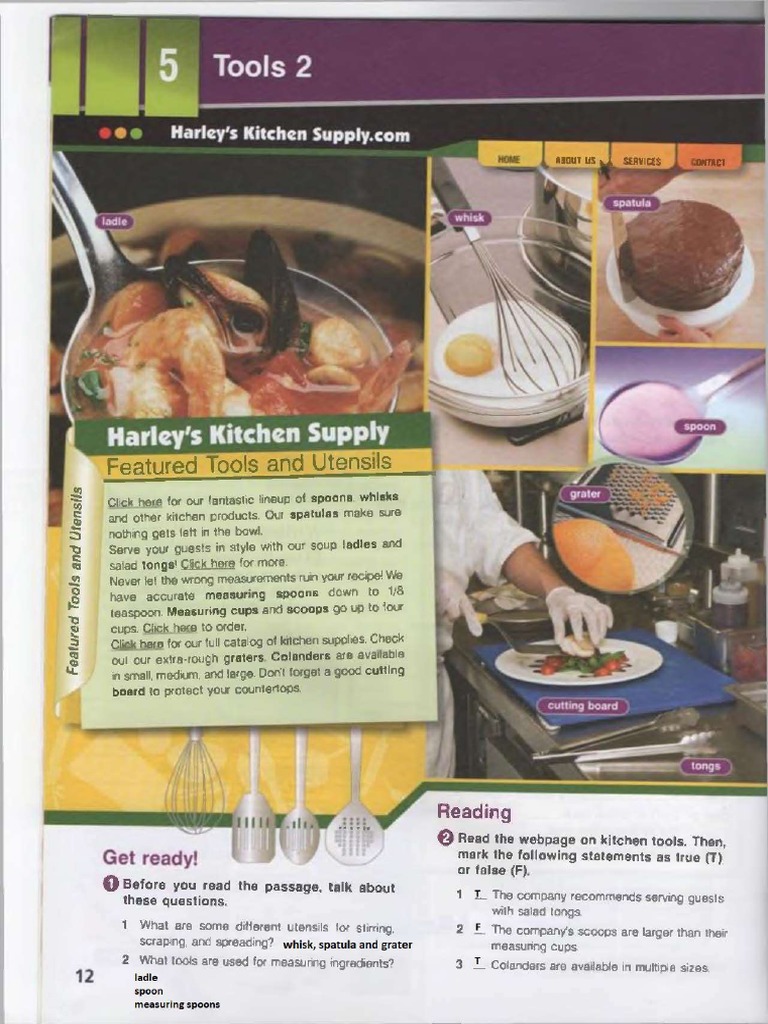 Career - Paths - Cooking - Student - S - Book - Página - TOOLS 2 YESIKA ...