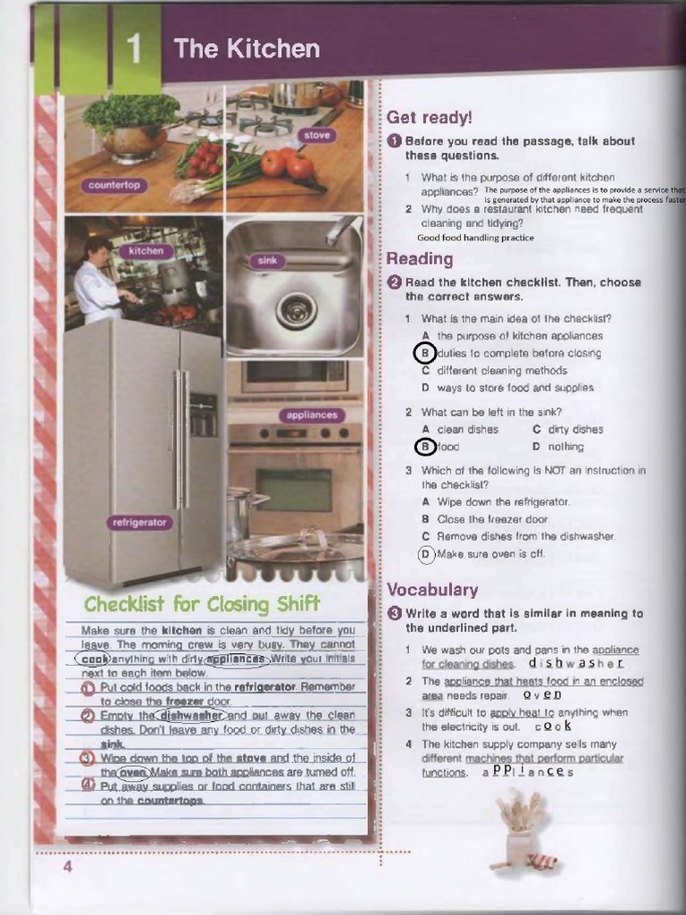 Career Paths Cooking Students Book Actividad 1 YESIKA MARIN | PDF