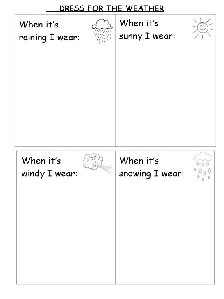 Dress For The Weather | PDF