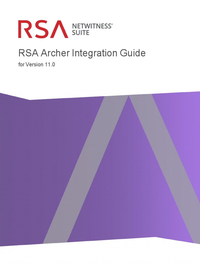 RSA Archer Integration Guide | PDF | Port (Computer Networking ...
