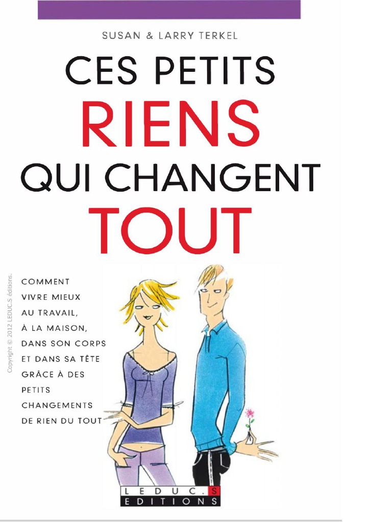 Ces Petits Riens Qui Changent Tout | PDF