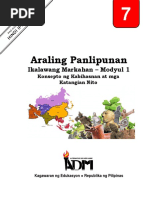 Grade 7 Module in Ap (3rd Quarter 2nd Module) | PDF