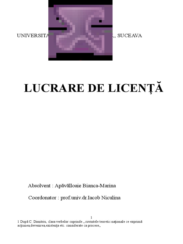 Model Licenta | PDF