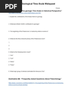 Geologic Time On A Football Field | PDF | Geologic Time Scale | Earth ...