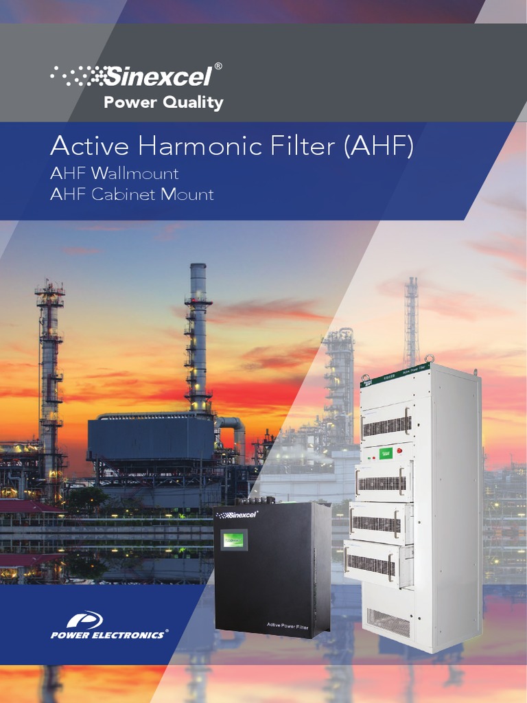 Active Harmonic Filter (AHF) : AHF Wallmount AHF Cabinet Mount | PDF ...