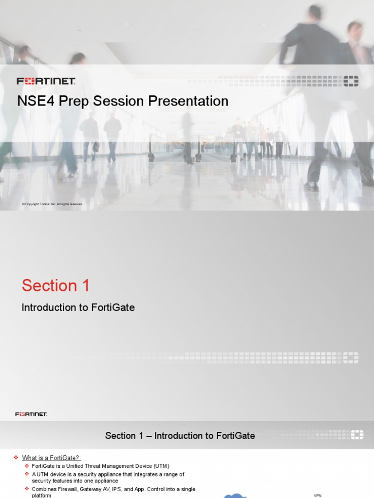NSE4 Prep Session Presentation | PDF | Virtual Private Network ...