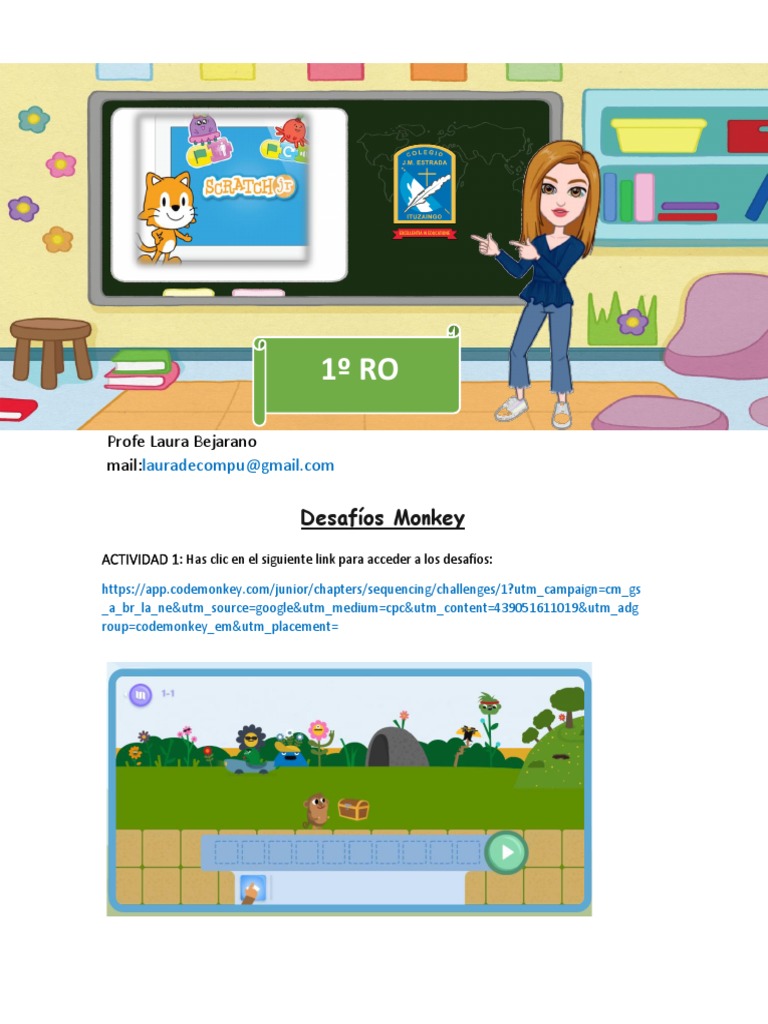 1RO-Programamos Objetos Con Scratch Jrs. | PDF