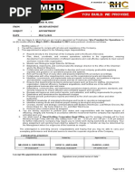 Sample Appointment Letter of Safety Officer | PDF | Safety ...