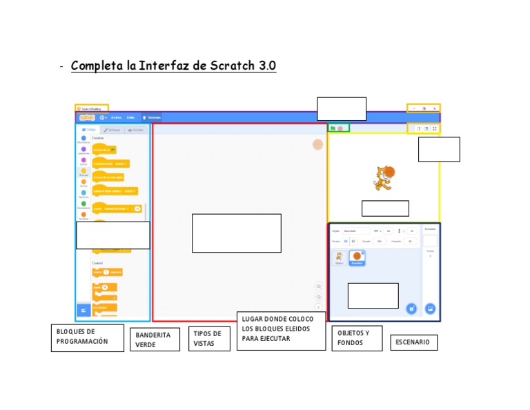 Completa La Interfaz de Scratch 3 | PDF