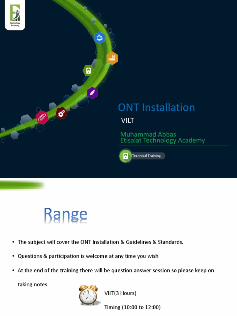 Ont Installation Guidelines VILT | PDF | Electrical Connector | Manufactured Goods