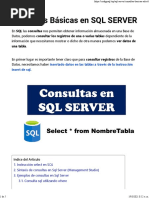 Visualiza Store Procedures en SQL | PDF