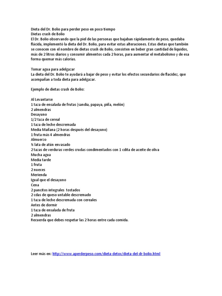 Dieta Del DR Bolio | PDF | Dieta | Leche