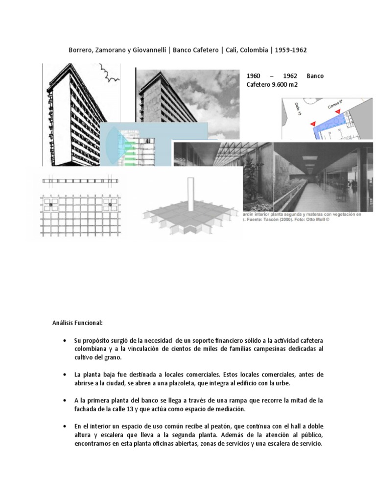 Banco Cafetero | PDF | Torre | Diseño arquitectonico