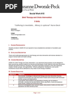 DBT Case Formulation Template - Brief Format | PDF