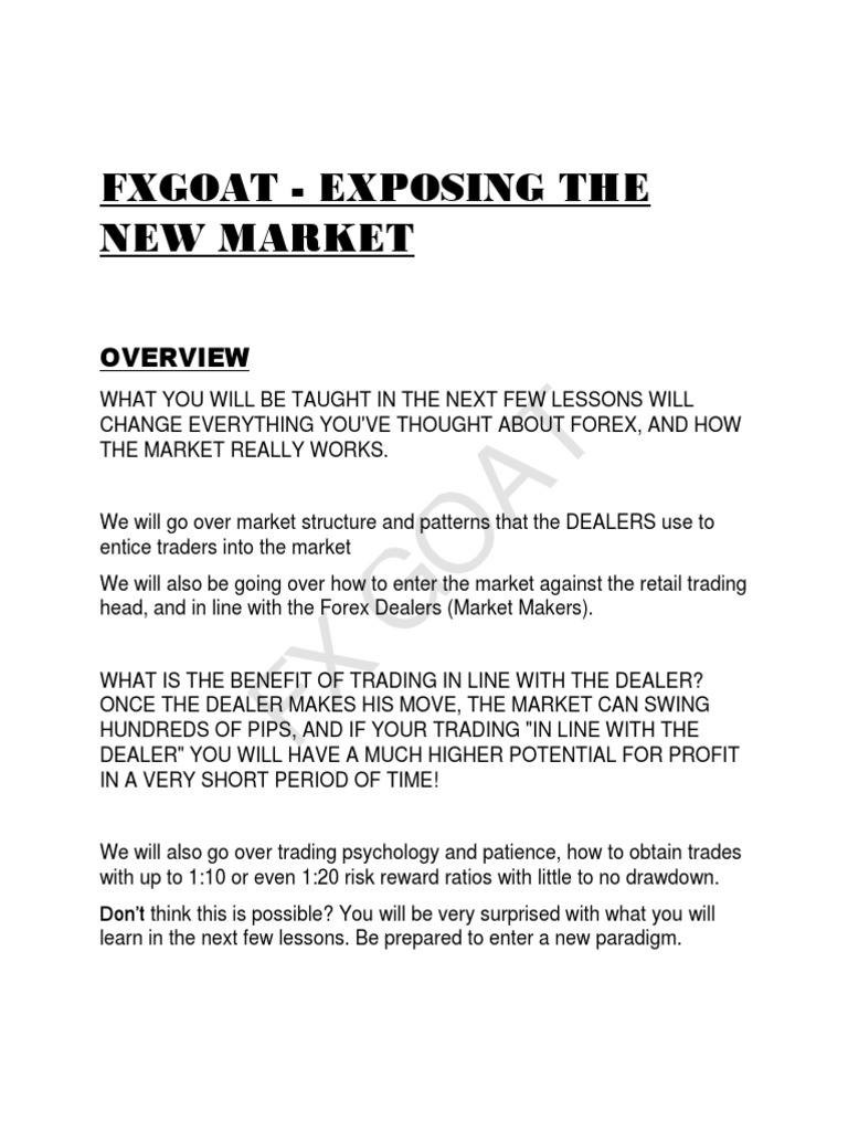 FX GOAT: Mastering Forex Strategies | PDF | Foreign Exchange Market ...