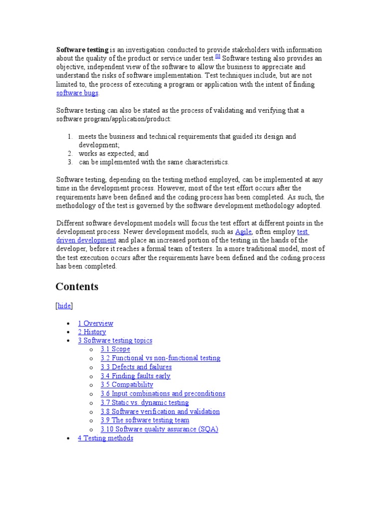Manual Testing | PDF | Software Testing | Software Development