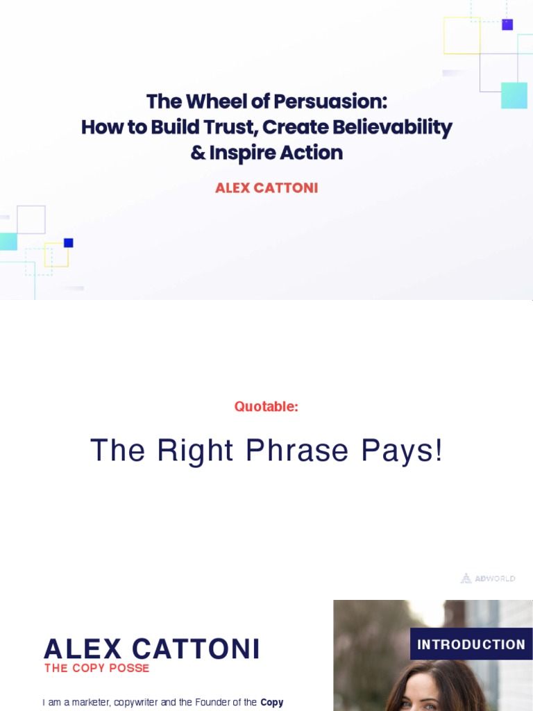 Alex Cattoni's Presentation | PDF | Pain | Human Nature