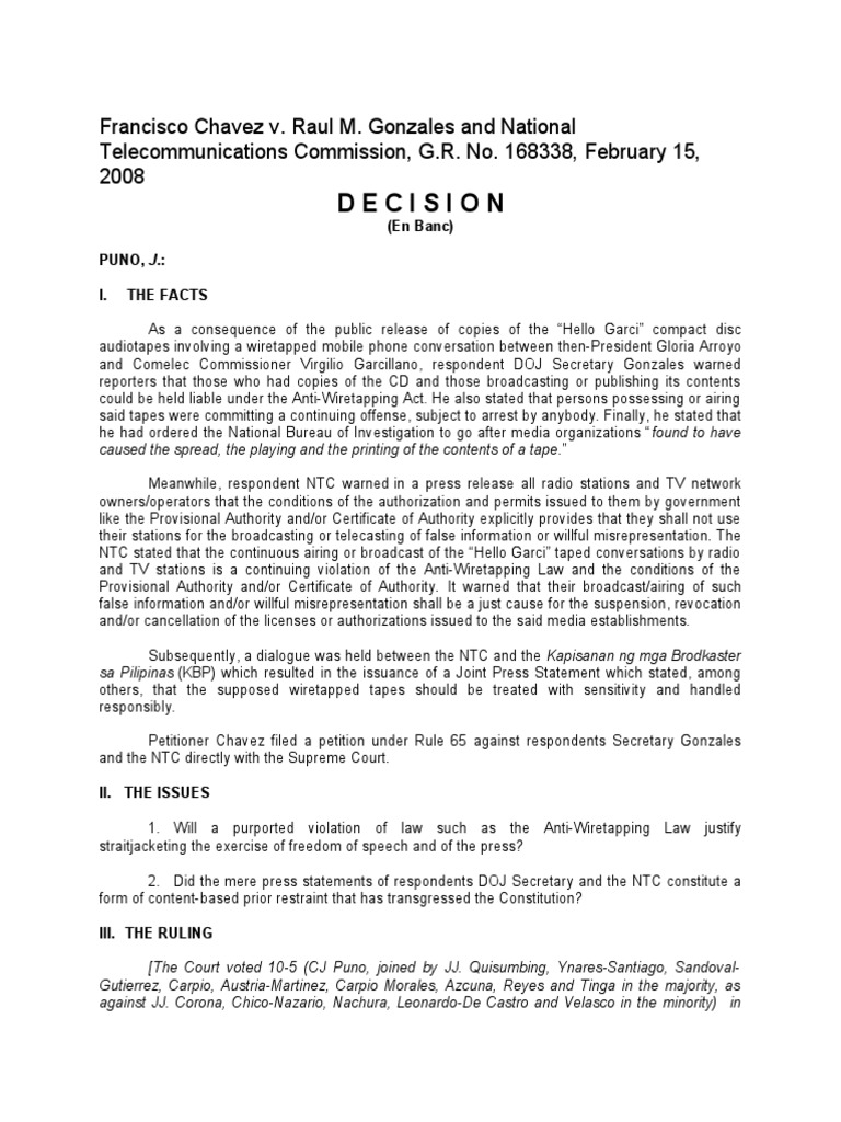 Decision | PDF | Prior Restraint | Freedom Of Speech
