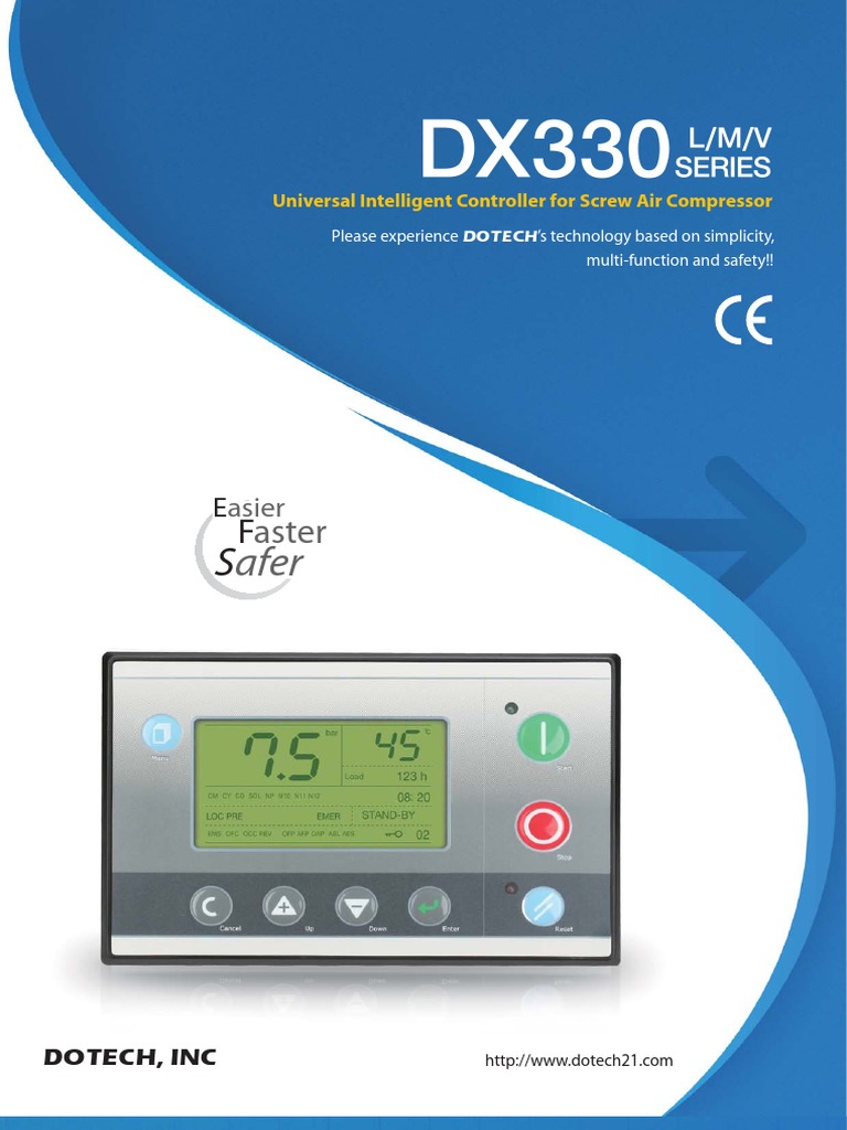 dx330 L M V Seires - Air Compressor Controller - Eng | PDF | Power ...