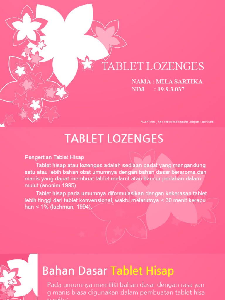 Tablet Lozenges | PDF