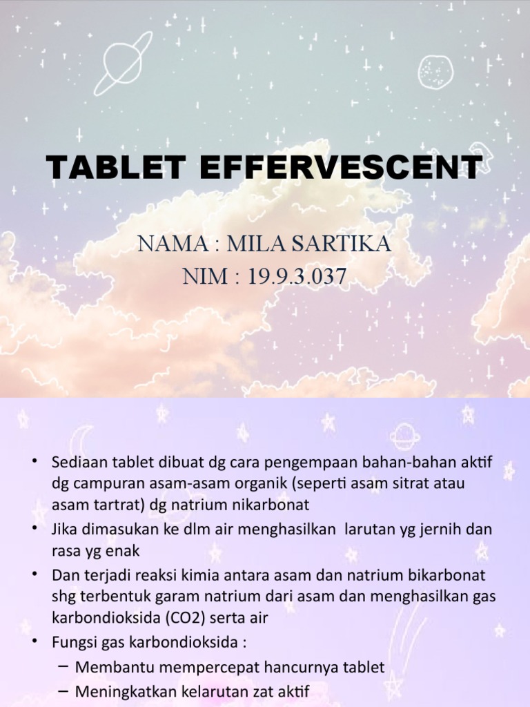 Tablet Effervescent | PDF