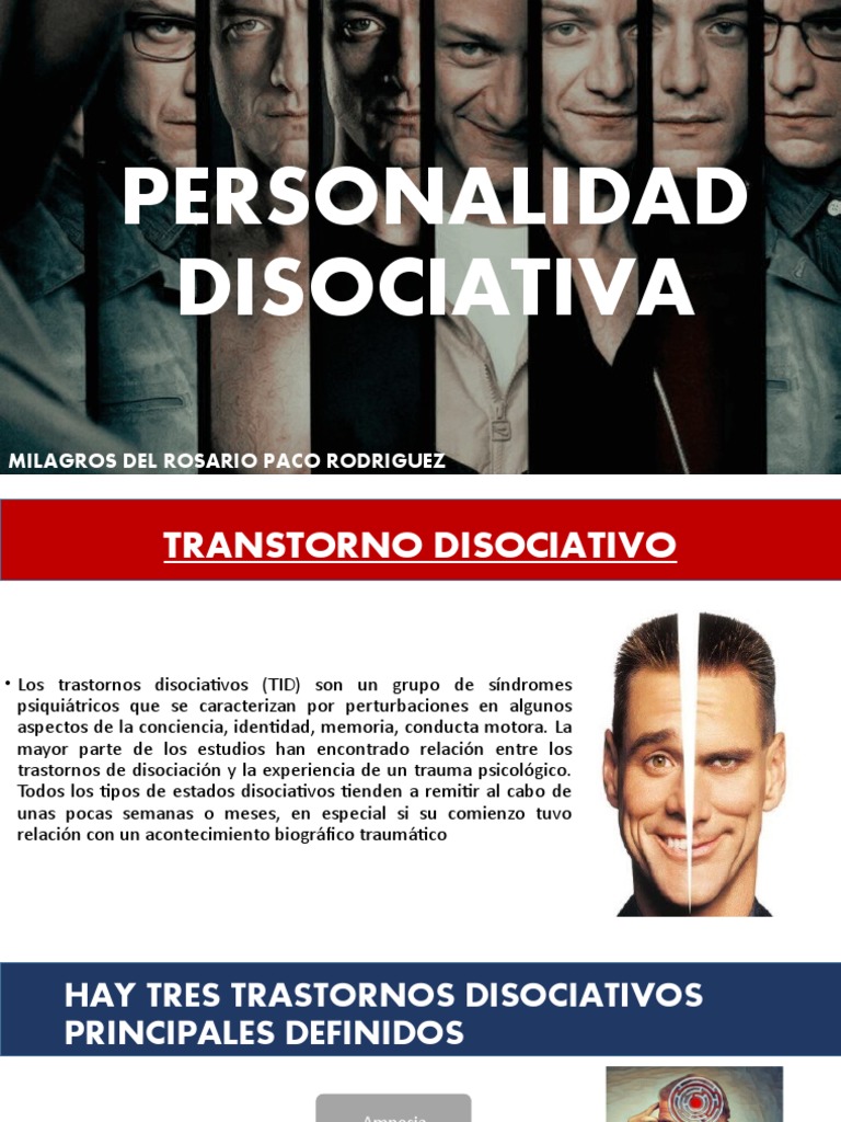Personalidad Disociativa | PDF | Disociación (psicología) | Trauma ...