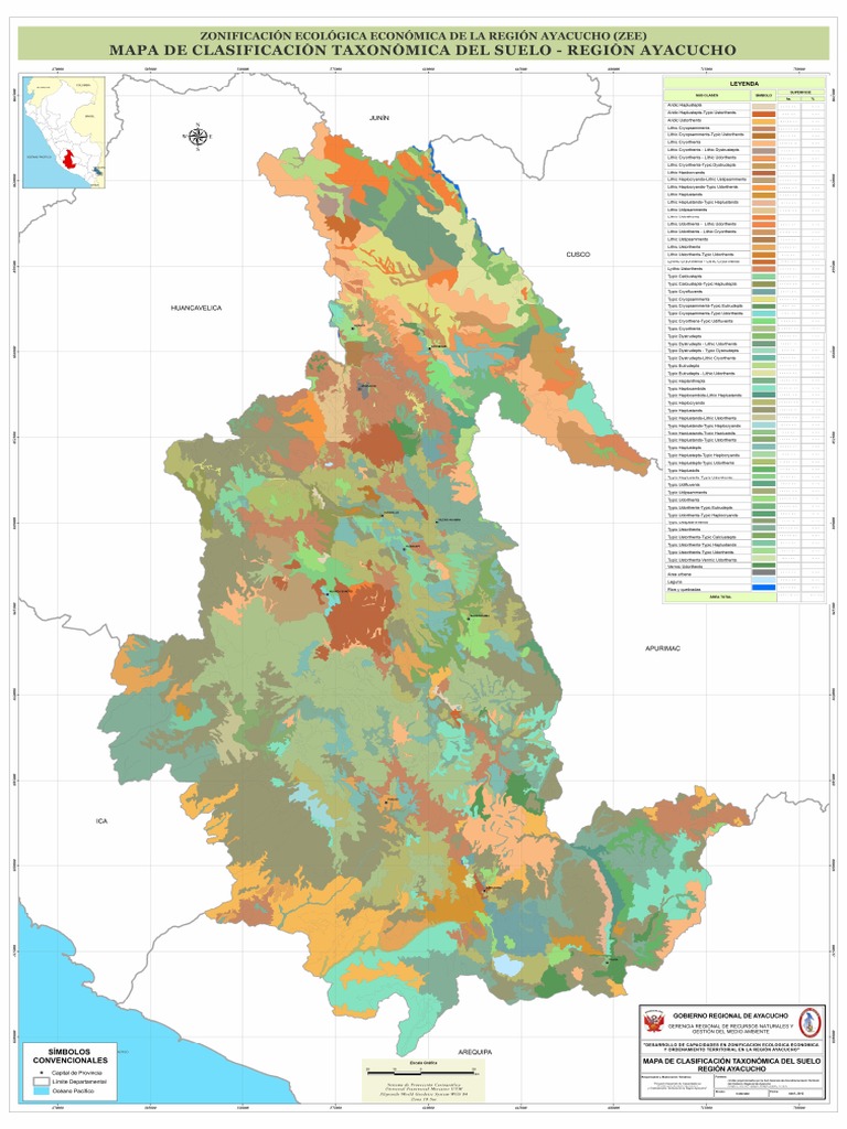 Mapa de Clasificacion Taxonomica Del Suelo | PDF