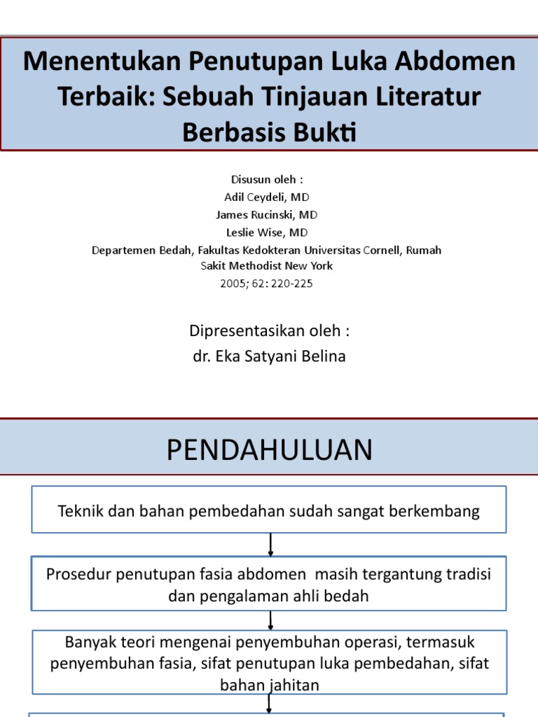 Abdominal Wall Closure | PDF