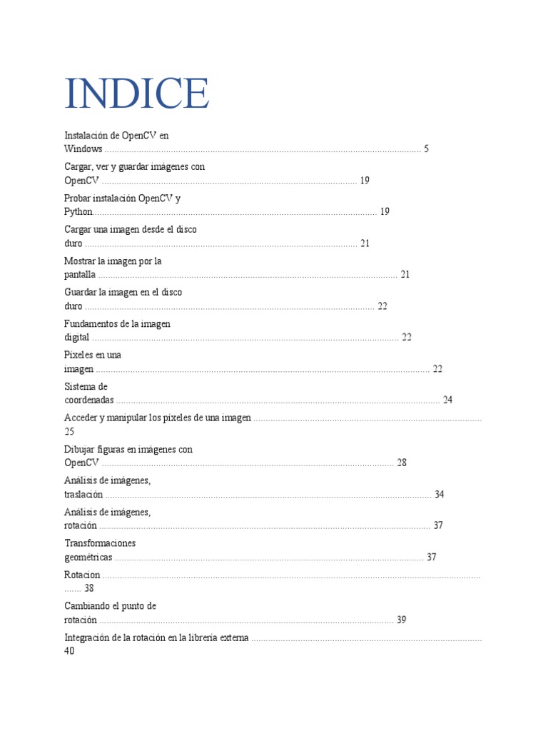 Curso Opencv Phyton PDF | PDF | Píxel | Modelo de color Rgb