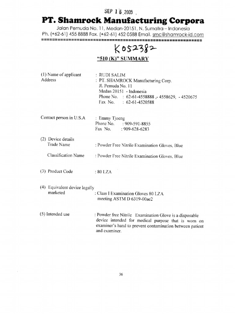 PT. Shamrock MFG Corpora | PDF | Federal Food | Health Policy