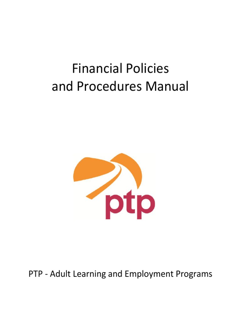 PTP Financial Policies Manual Overview | PDF | Fixed Income | Cheque