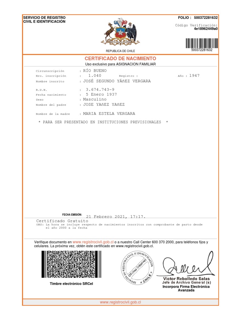 Jose Segundo Yañez Vergara | PDF