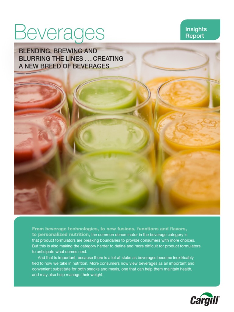 Beverages: Blending, Brewing and Blurring The Lines - . - Creating A ...