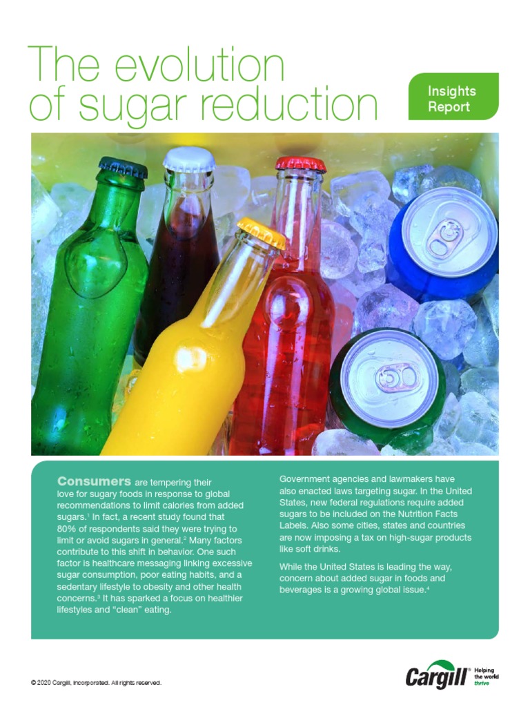 The Evolution of Sugar Reduction: Insights | PDF | Sugar Substitute ...