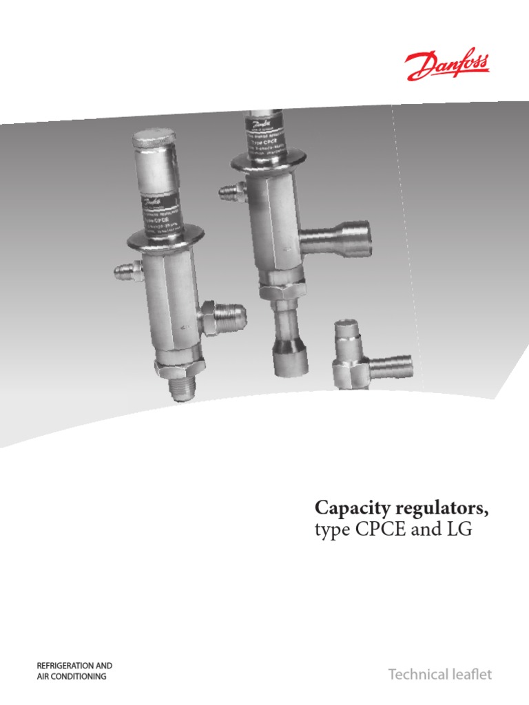 Capacity Regulator Cpce | PDF | Machines | Gas Technologies