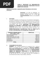 Escrito Solicitando Aguinaldo | PDF