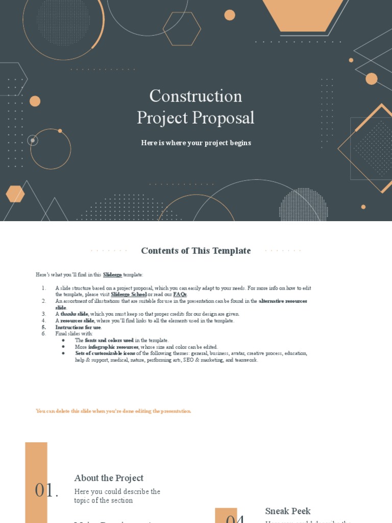 Construction Project Proposal: Here Is Where Your Project Begins | PDF ...