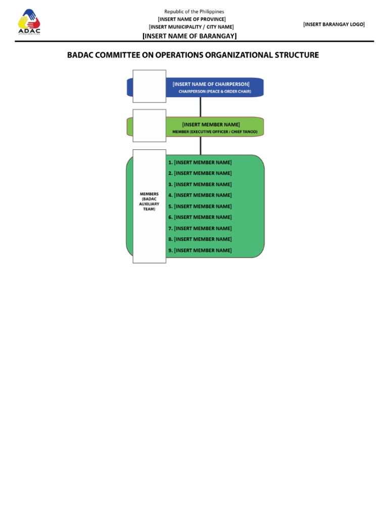 BADAC Auxiliary Team Composition | PDF | Business