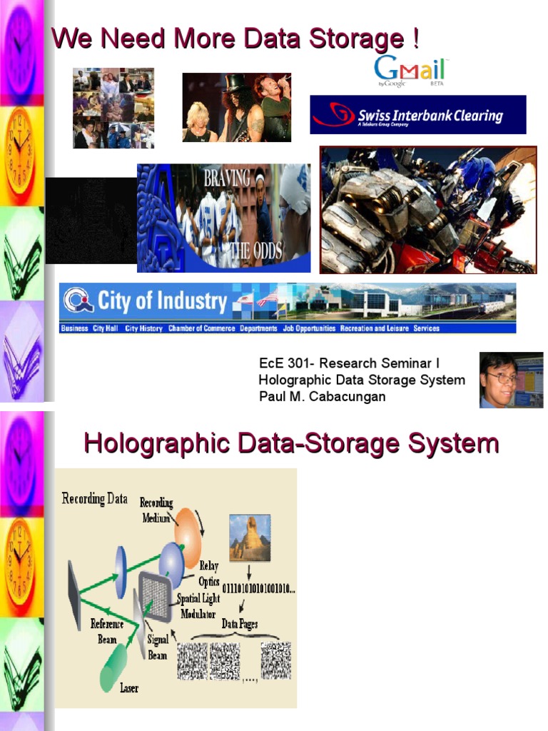 Holographic Data Storage Overview | PDF | Blu Ray | Multimedia