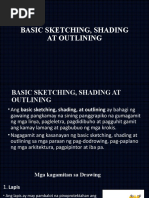 EPP4 - Modyul (Basic Sketching, Shading at Outlining) | PDF